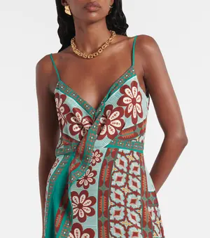La DoubleJ Silk Crepe De Chine Maxi Dress