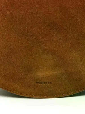 WANDLER Kate Half-moon Satchel Bag - Brown