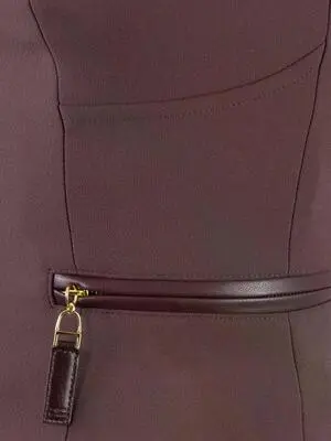 Elisabetta Franchi Zip-up Sleeveless Top