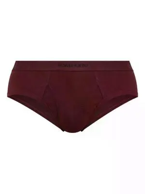 TOM FORD Branded-waistband Briefs - Red