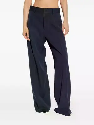 Dsquared2 Tailored Trousers With Gold-tone Logo Detail