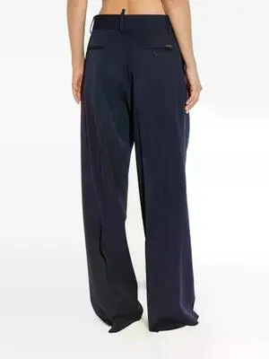 Dsquared2 Tailored Trousers With Gold-tone Logo Detail