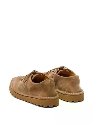 Marsèll Sancrispa Alta Suede Derby Shoes - Brown