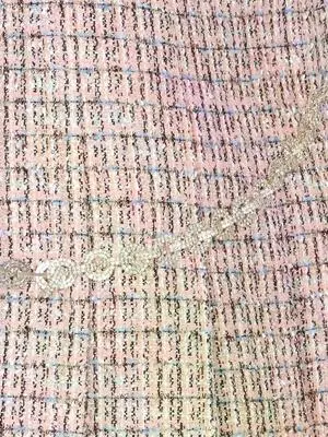 SELF-PORTRAIT Crystal-embellished Tweed Mini Skirt
