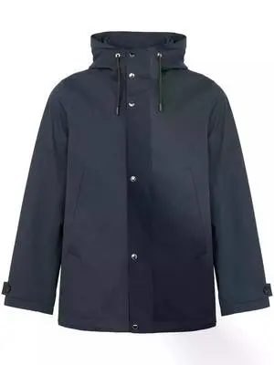 YVES SALOMON Waterproof Parka Coat - Blue