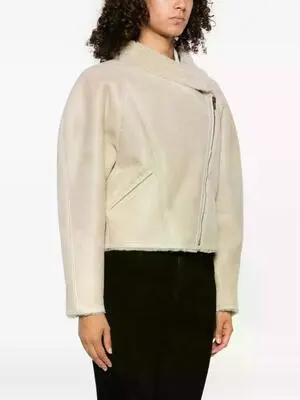 Isabel Marant Étoile Blondine Zip-front Shearling Jacket - Neutrals