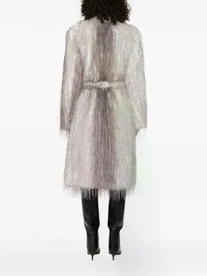 Giuseppe Di Morabito Belted Faux Fur Coat