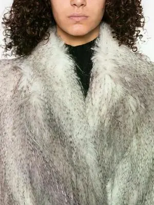 Giuseppe Di Morabito Belted Faux Fur Coat