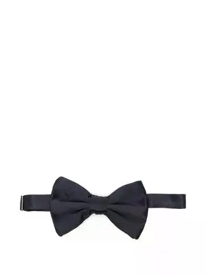Giorgio Armani Silk Bow Tie - Blue