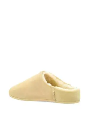 UGG Sheepskin-lined Flat-sole Mules - Neutrals