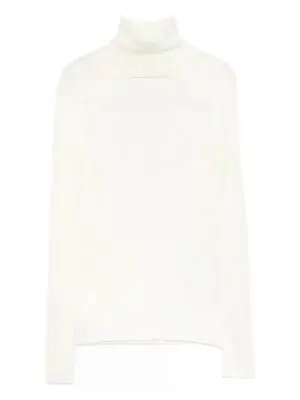 P.a.r.o.s.h Cut-out Wool Roll Neck Sweater