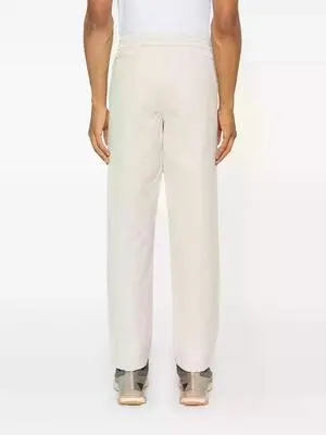 Sease Heather Cotton-linen Blend Trousers - Grey