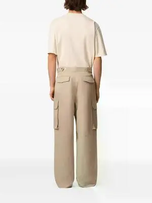AMI Paris Cotton Gabardine Cargo Trousers