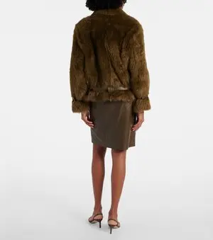 TOM FORD Shearling And Leather Jacket