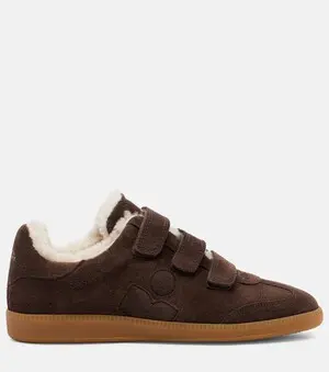 Isabel Marant Étoile Beth Suede Shearling Sneakers