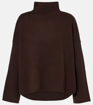 Jardin Des Orangers Wool And Cashmere Turtleneck Sweater - Brown