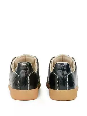 MAISON MARGIELA Replica Raw-edge Sneakers - Black