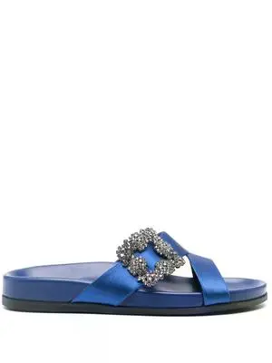 Manolo Blahnik Studded Sandals For Women