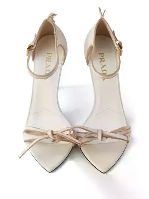 Prada Leather Bow Sandals