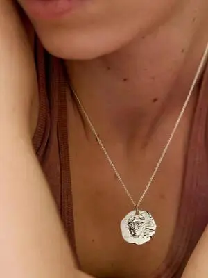Monica Vinader Sterling Gemini Zodiac Pendant Necklace - Silver