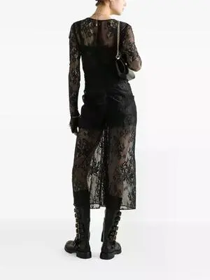 Dolce & Gabbana Lace Long Sleeve Dress