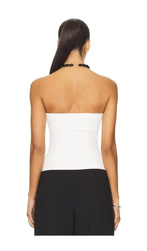 EAVES Bo Tube Top - White