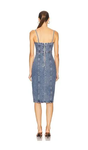 FLEUR DU MAL Snap Midi Dress In . Also