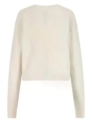 Rick Owens V-neck Alpaca Wool Blend Sweater