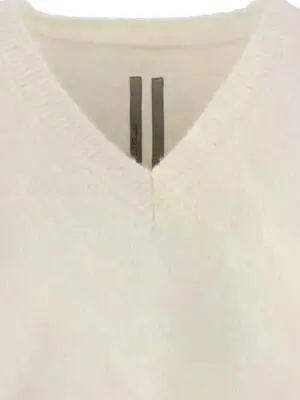 Rick Owens V-neck Alpaca Wool Blend Sweater