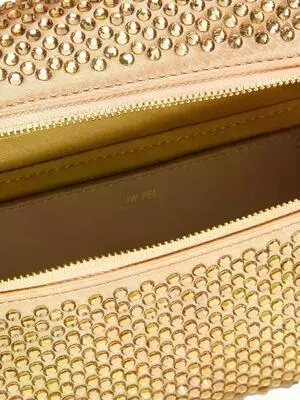 Jw Pei Thea Crystal-embellished Top-handle Bag - Gold
