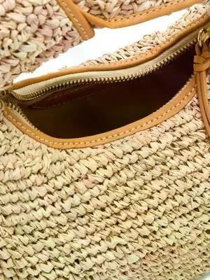 Poolside Knotted Raffia Tote Bag