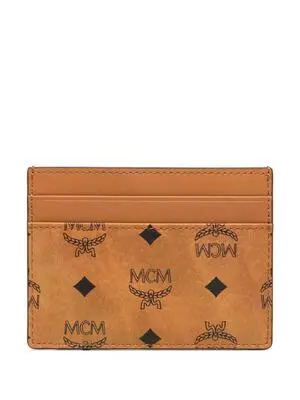 Mcm Mini Aren Visetos Cardholder - Brown