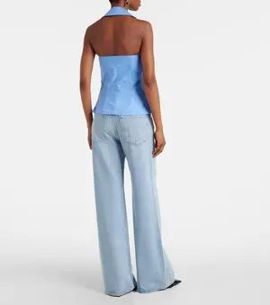 Coperni Halterneck Cotton Top