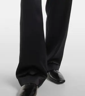 JOSEPH Sahel Silk Straight Leg Trousers
