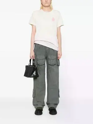 FINGERCROXX Logo Print T-shirt - Neutrals