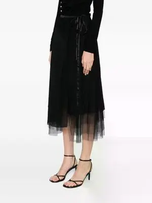 JNBY A-mesh Mid-rise Skirt