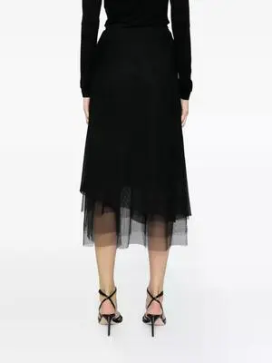 JNBY A-mesh Mid-rise Skirt