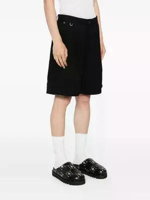 A BATHING APE Embroidered Logo Shorts - Black
