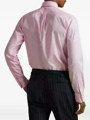 Polo Ralph Lauren Embroidered Long-sleeve Shirt - Pink