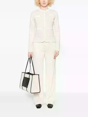 FORTE_FORTE High-waisted Wide-leg Trousers