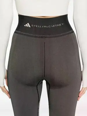 Adidas By Stella McCartney Panelled Snake Print Leggings