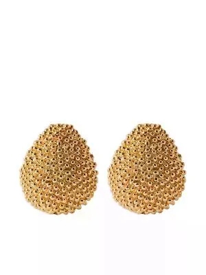 Paola Sighinolfi Gold Tone Earrings