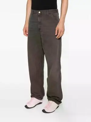 Carhartt Work In Progress Double Pocket Cotton Jeans - Brown