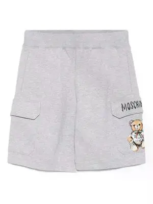 Moschino Teddy Bear Patch Cargo Shorts