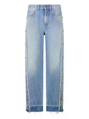 Roberto Cavalli Embellished Jeans - Blue