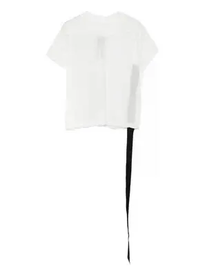 Rick Owens Asymmetrical-hem Organic Cotton Top - White