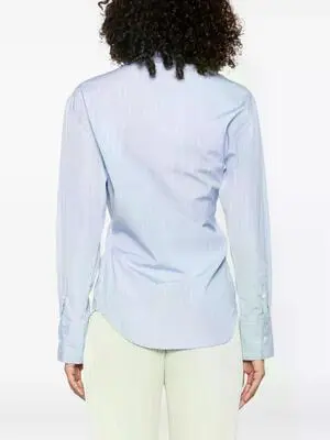 RÓHE Striped Asymmetrical Cotton Shirt