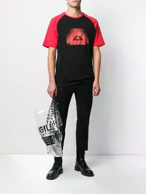 Neil Barrett Graphic Print T-shirt Black
