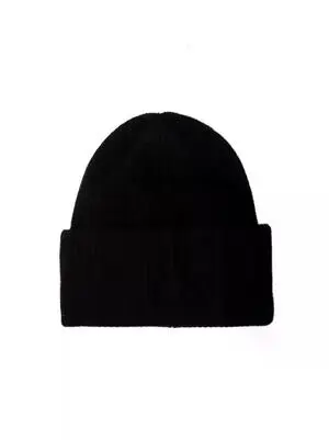 Moncler Logo Patch Beanie - Black