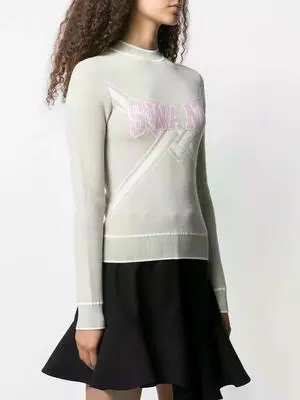 Off-White Swans Knitted Sweater - Neutrals
